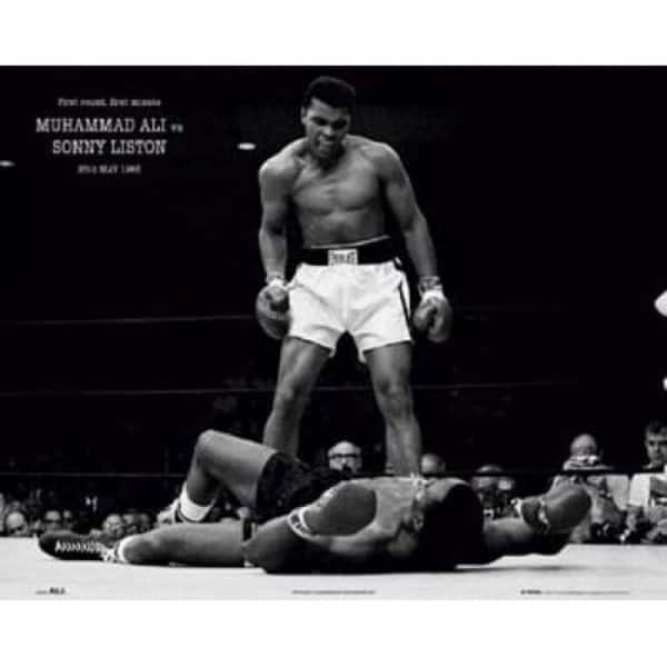 Muhammad Ali 1965 1St Round Knockout Against Sonny Liston Poster Poster ...