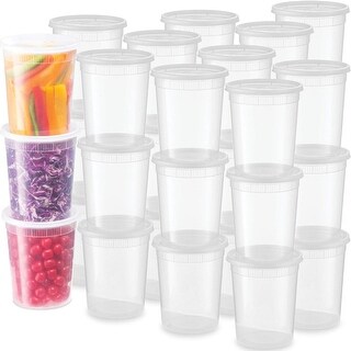 Plastic Deli Food Storage Containers (24 Pack) - Bed Bath & Beyond ...