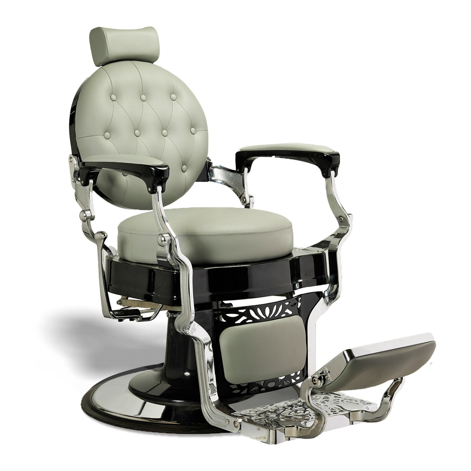 FRANKLIN Vintage Barber Chair Reclining Heavy Duty Barber Chair ...