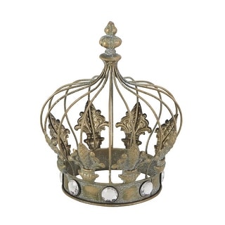 Cheungs Jewelled Bronze Crown Table Decor - Bed Bath & Beyond - 36178106