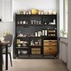 Sideboard Buffet Organizer Kitchen Pantry Storage Cabinet Garage - 32.8 ...