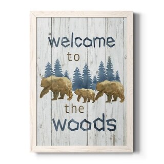 Welcome to the Woods-Premium Framed Canvas - Ready to Hang - Bed Bath ...