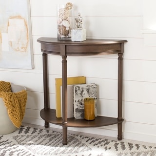 SAFAVIEH Tinsley Half Moon Console Table 28 W x 11.8 L x 28 H On Sale Bed Bath Beyond 32970632