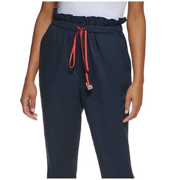 DKNY Women's Drawstring Pants Blue Size 6 - Bed Bath & Beyond - 40629799