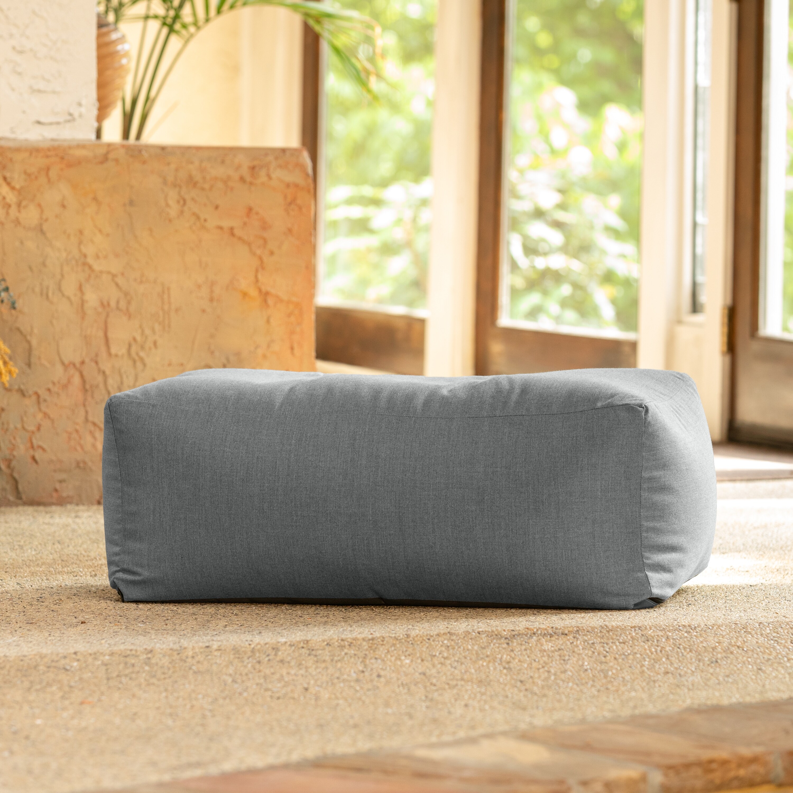 Coza Ottoman Large Outdoor Pouf Footrest