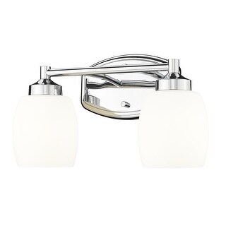 Kendrick 2 Light Vanity in Chrome - Bed Bath & Beyond - 40949388