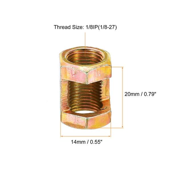 Hex Coupling Nut Female Thread Connector 20mm Nut Pipe Joint - Bed Bath ...