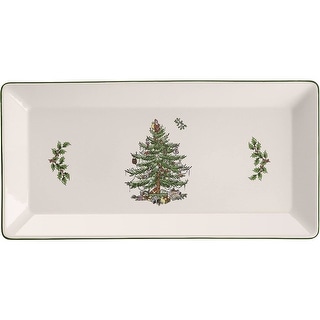 Spode Christmas Tree Rectangular Tray - 14" L - Bed Bath & Beyond ...