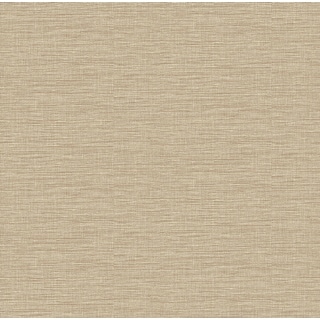 A-Street Prints Lela Wheat Faux Linen Wallpaper - Bed Bath & Beyond ...