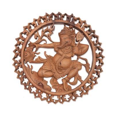 Novica Handmade Balinese Kayonan Wood Relief Panel - Bed Bath & Beyond ...