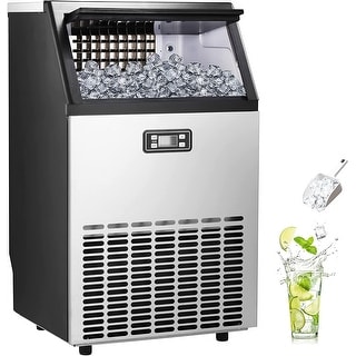 Electactic Ice Maker - 100Lbs/Day - 15.7"D x 17.6"W x 31.4"H - Bed Bath ...