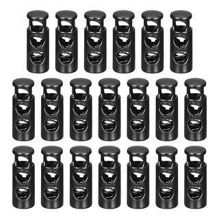 Metal Cord Locks Double Hole Spring Stopper Fastener Slider Toggles End ...