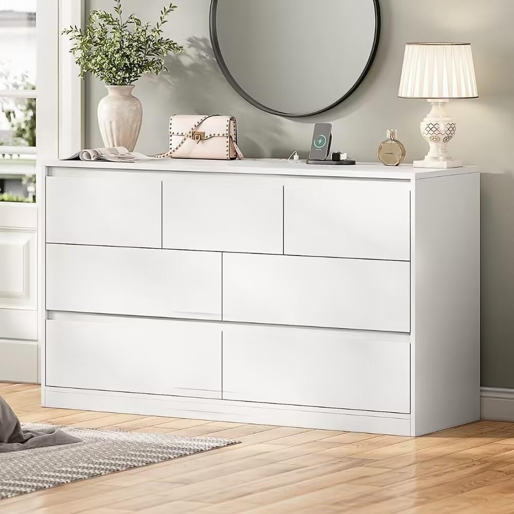 Plain white dresser store