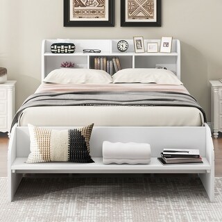 Elegant Design Full Size Platform Bed - Bed Bath & Beyond - 39973984