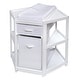 Diaper Corner Baby Changing Table with Hamper and Basket - Bed Bath ...