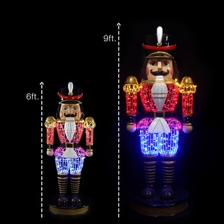 Nutcracker 6ft & 9ft Multi lights Floor standing - Bed Bath & Beyond ...