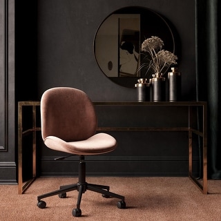 Astor Office Task Chair, Dark Blush Pink Velvet - Bed Bath & Beyond ...