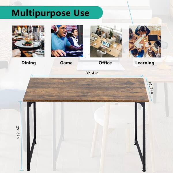 Sturdy Desk Computer Desk Home Office Desk Small Desk Multi-Function ...