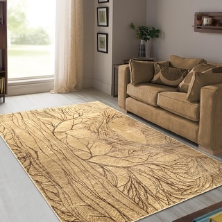 Lannett Modern Abstract Contemporary Area Rug by Superior - Bed Bath ...