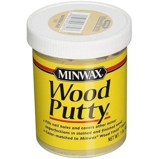 Minwax 236104444 Non-Hardening Pre-Mixed Liquid Wood Putty, 1 Lb ...