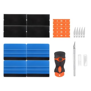 Window Film Tool Kit 25Pcs (Squeegee, Carving Knife & Blades) for DIY ...