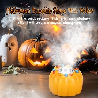 Mist Maker With Splash Guard Pumpkin Fogger Water Fountain Pond With ...