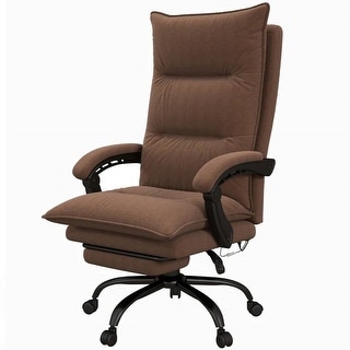 Double Padded Executive Massage Heated Office Chair - 26" W x 29.25" D ...
