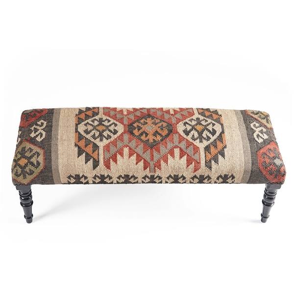 Sevita Southwestern Indoor Bench 16"W x 47"L x 18"H - 16"Wx47"Lx18"H ...