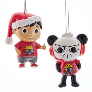 Pack of 24 Panda and Ryan World Christmas Ornaments 3.50" - Bed Bath ...