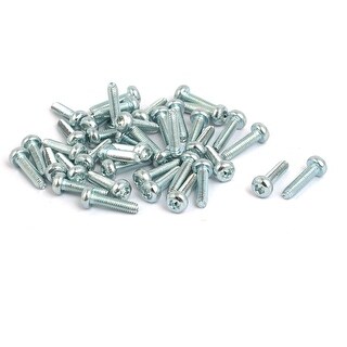 M3x12mm Pan Head Torx Socket Triangle Thread Screw Bolt 40pcs - Silver ...
