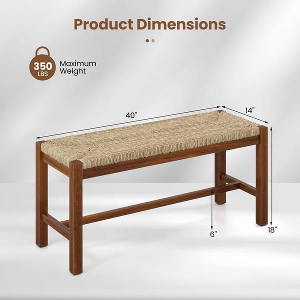 indoor bench dimensions