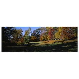 "Trees on a golf course, Hercules Country Club, Wilmington, Delaware ...
