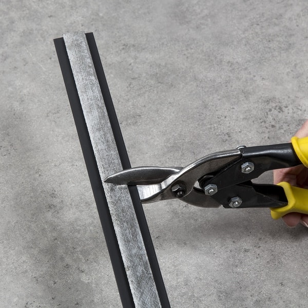 FASÄDE 47 in. Decorative Vinyl Divider Trim Crosshatch Silver (5 Pack ...