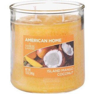 Yankee Candle Co 12Oz Island Mango Candle 1514133 Unit: EACH Contains 2 ...