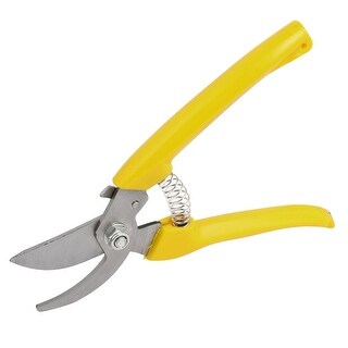 7-inch Length Non-Slip Handle Spring Loaded Pruning Scissor Shears ...