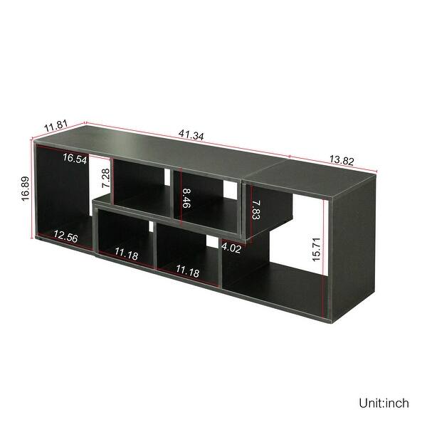 Double L-Shaped TV Stand - Bed Bath & Beyond - 36216413