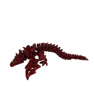 3D Printed Sparkly Red Zombie Dragon Figurine - Bed Bath & Beyond ...