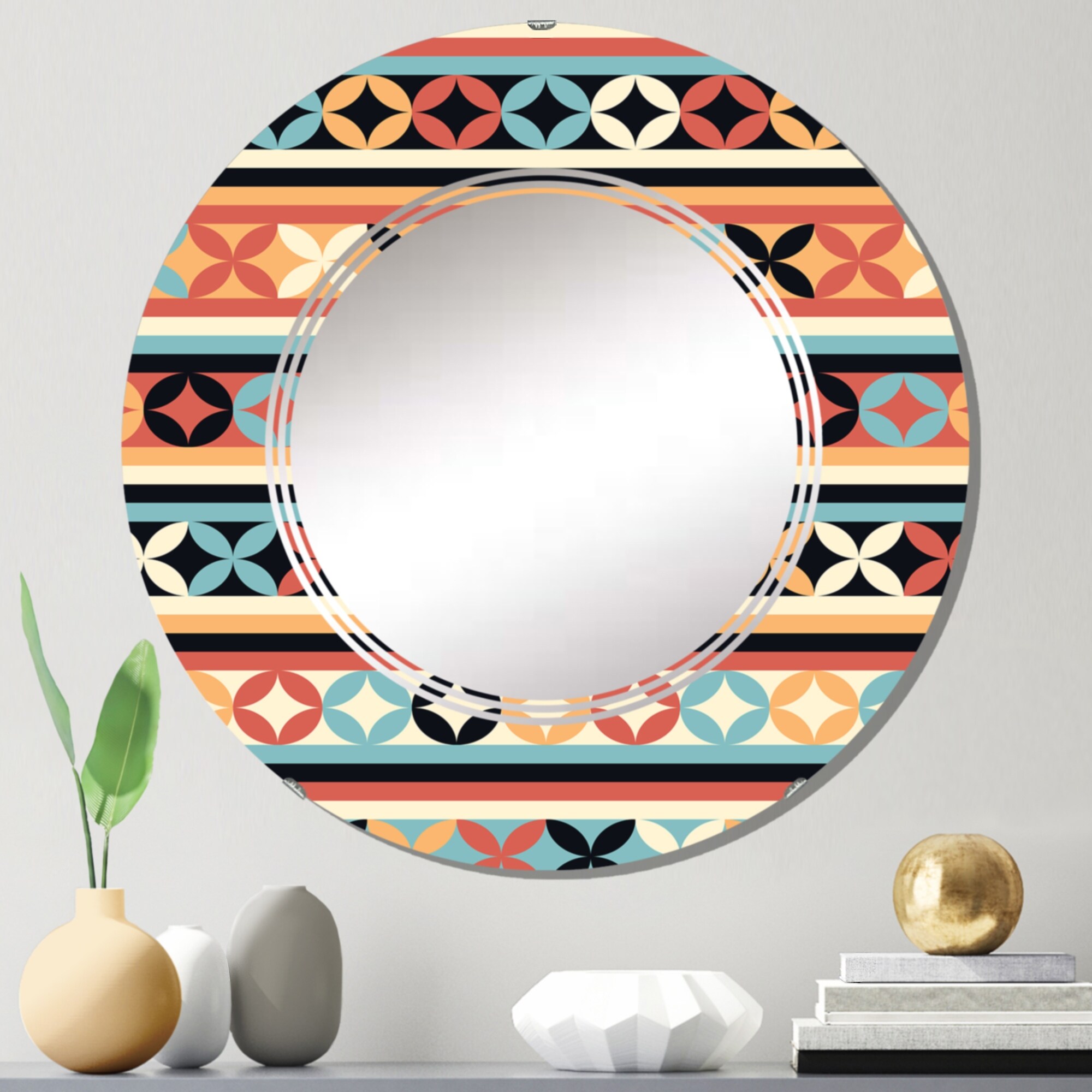 Patterned Wall Mirrors - Bed Bath & Beyond