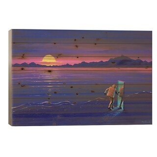 One Last Look Print On Wood by Flooko - Multi-Color - Bed Bath & Beyond ...