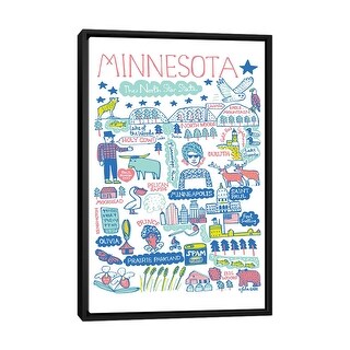 iCanvas "Minnesota" by Julia Gash Framed - Bed Bath & Beyond - 37085415