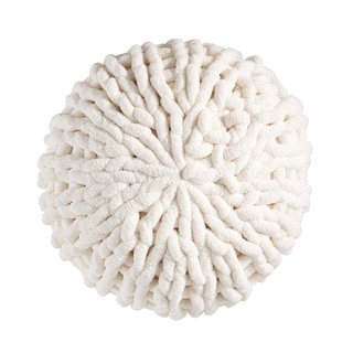 Cozy Chunky Knit Round Throw Pillow - Bed Bath & Beyond - 39951304