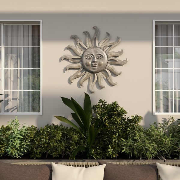 sun design on wall