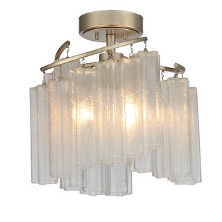Maxim Victoria 3 Light 17" Wide Semi-Flush Waterfall Ceiling Fixture ...