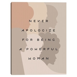 Never Apologize by D Vari Cnvs Art Print - Bed Bath & Beyond - 33658214
