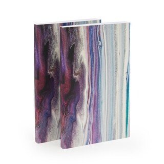 Paper Junkie Marble Softcover Journals, 2-Pack - 5.25x8.25 in, 80 Lined ...