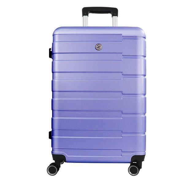Lavender purple Hardside Expandable Luggage Suitcase Airline Approved ...