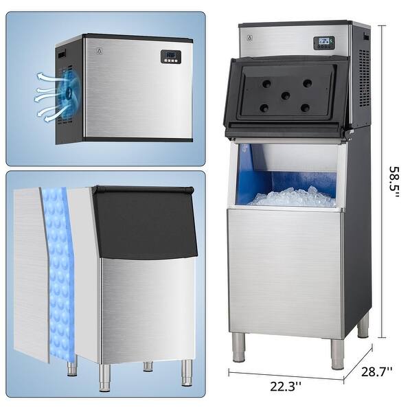 Commercial Ice Maker Machine - 350lbs/24H - Bed Bath & Beyond - 40407680