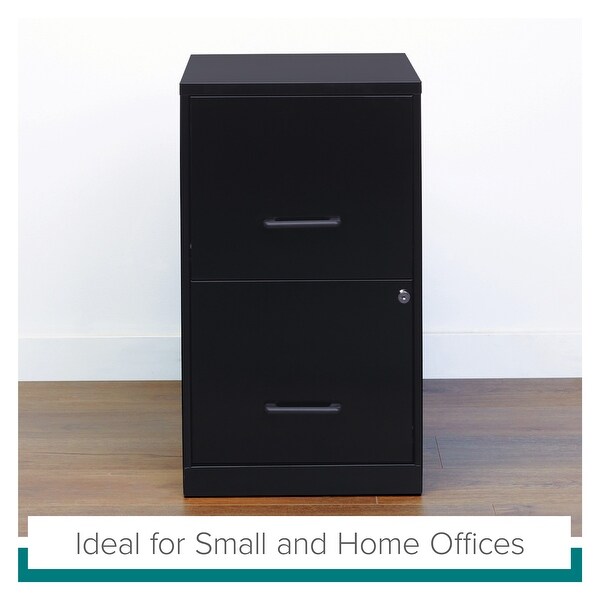Space solutions 2 drawer steel file cabinet store