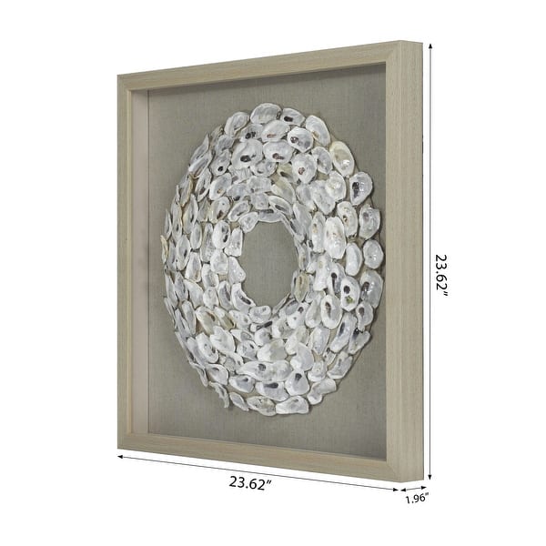 HUJI Oyster Shell Rings Shadow Box Wall Decor - Bed Bath & Beyond ...