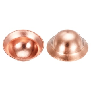 30pcs Copper End Cap Pipe Fitting Sweat Plug Connection 9x20mm HVAC ...